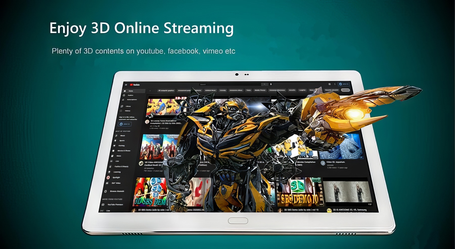 Glasses-free 3D Tablets - Sava3D